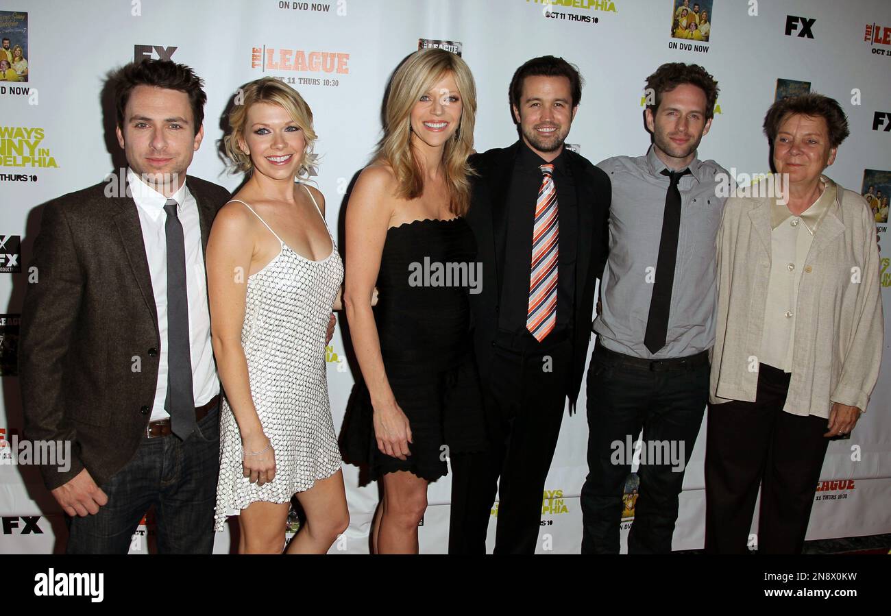 From Left Charlie Day Mary Elizabeth Ellis Kaitlin Olson Rob
