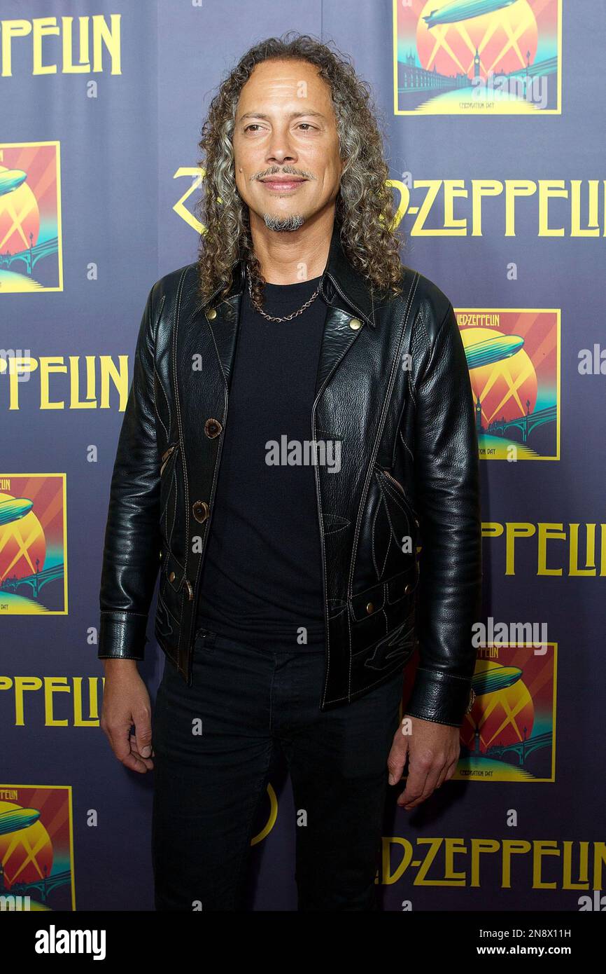 NEW YORK, NY - OCTOBER 09: Kirk Hammett attends the 'Led Zeppelin ...