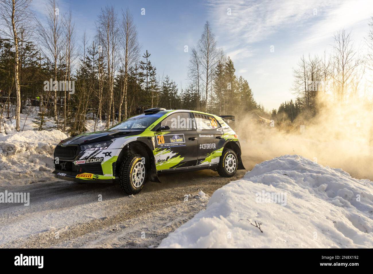 20 Oliver SOLBERG (SWE), Elliott EDMONDSON (GBR), OLIVER SOLBERG, SKODA ...