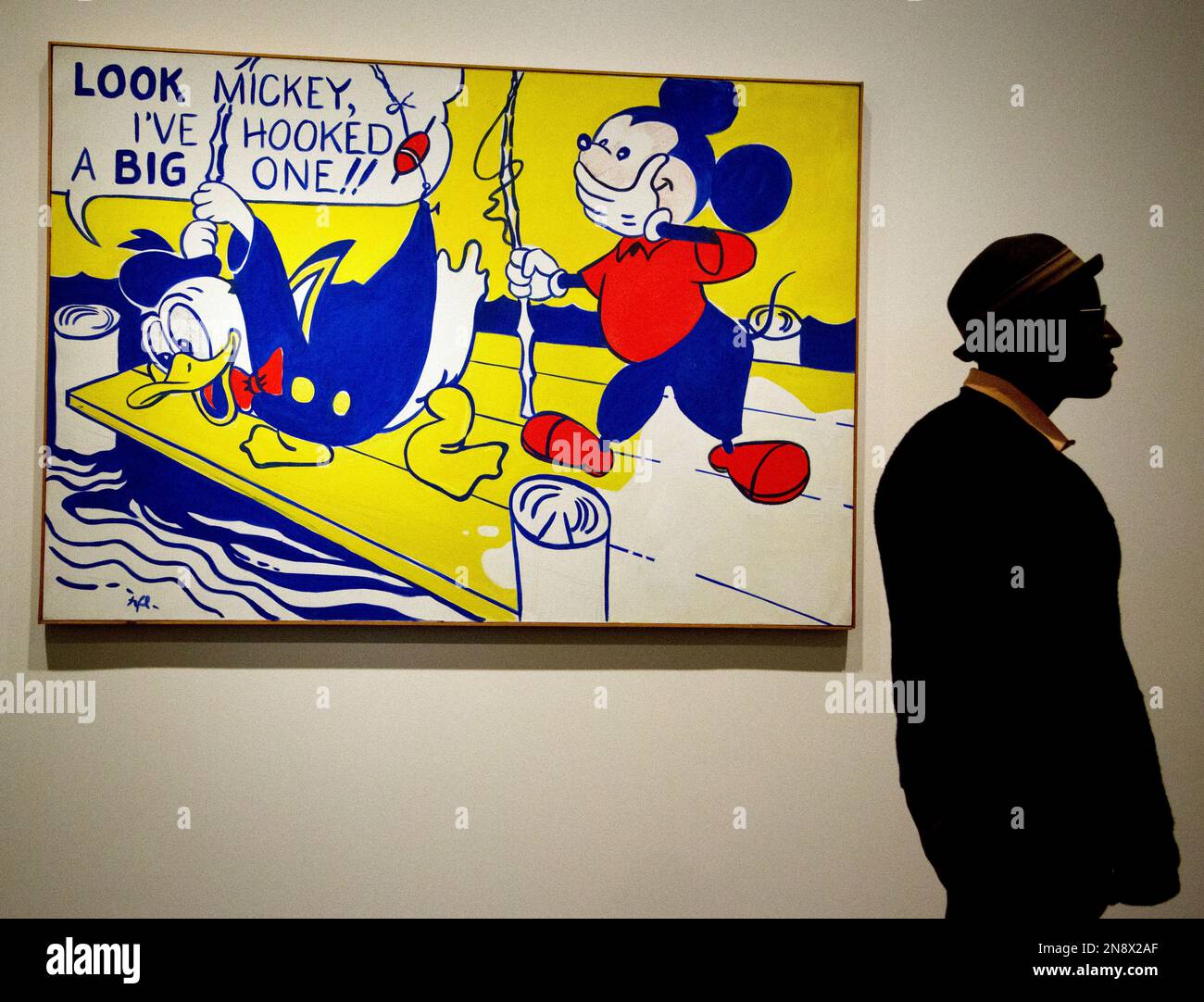 Roy Lichtenstein Mickey Mouse And Donald Duck