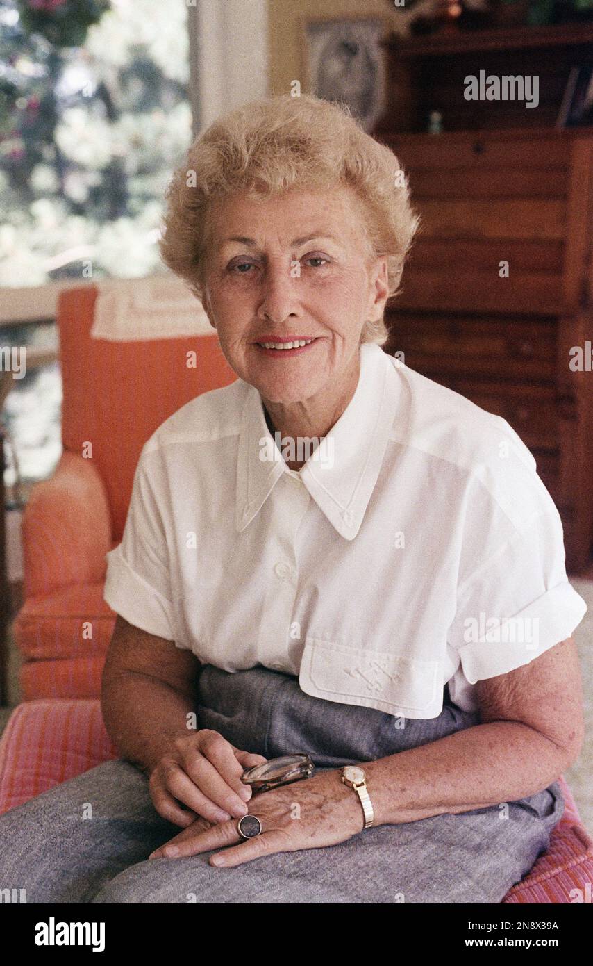 Dr. Jane Hodgson, a gynecologist, poses for a photo in July 1989.(AP ...