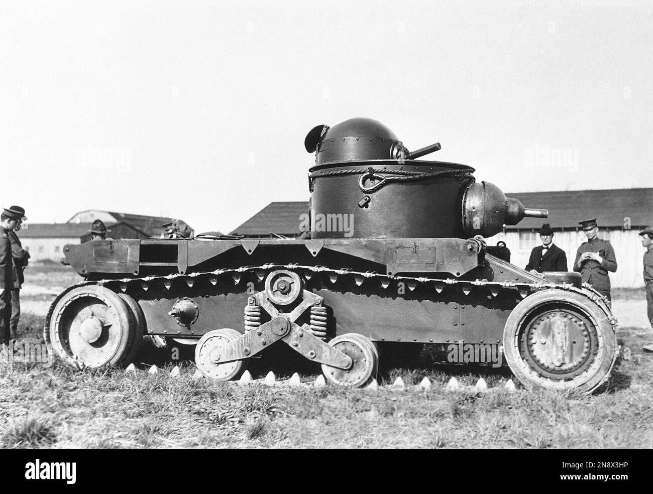 The first Christie tank of World War I is shown, 1919. (AP Photo Stock ...