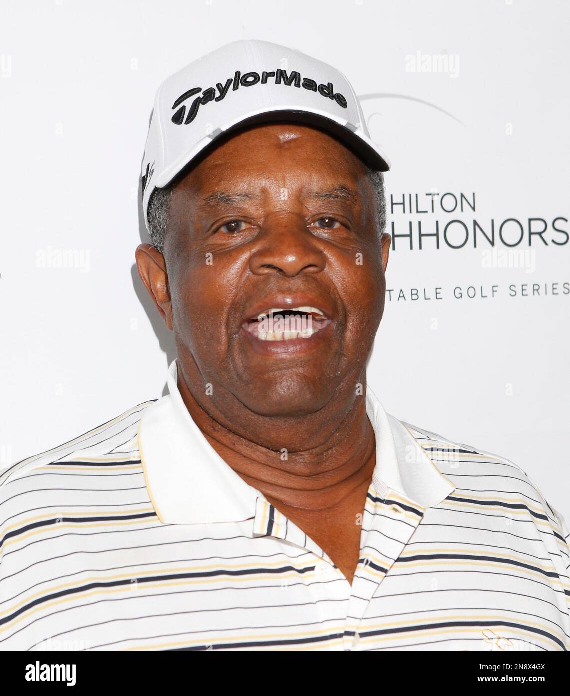Lee Elder attends the Hilton HHonors Charitable Golf Series Finale ...