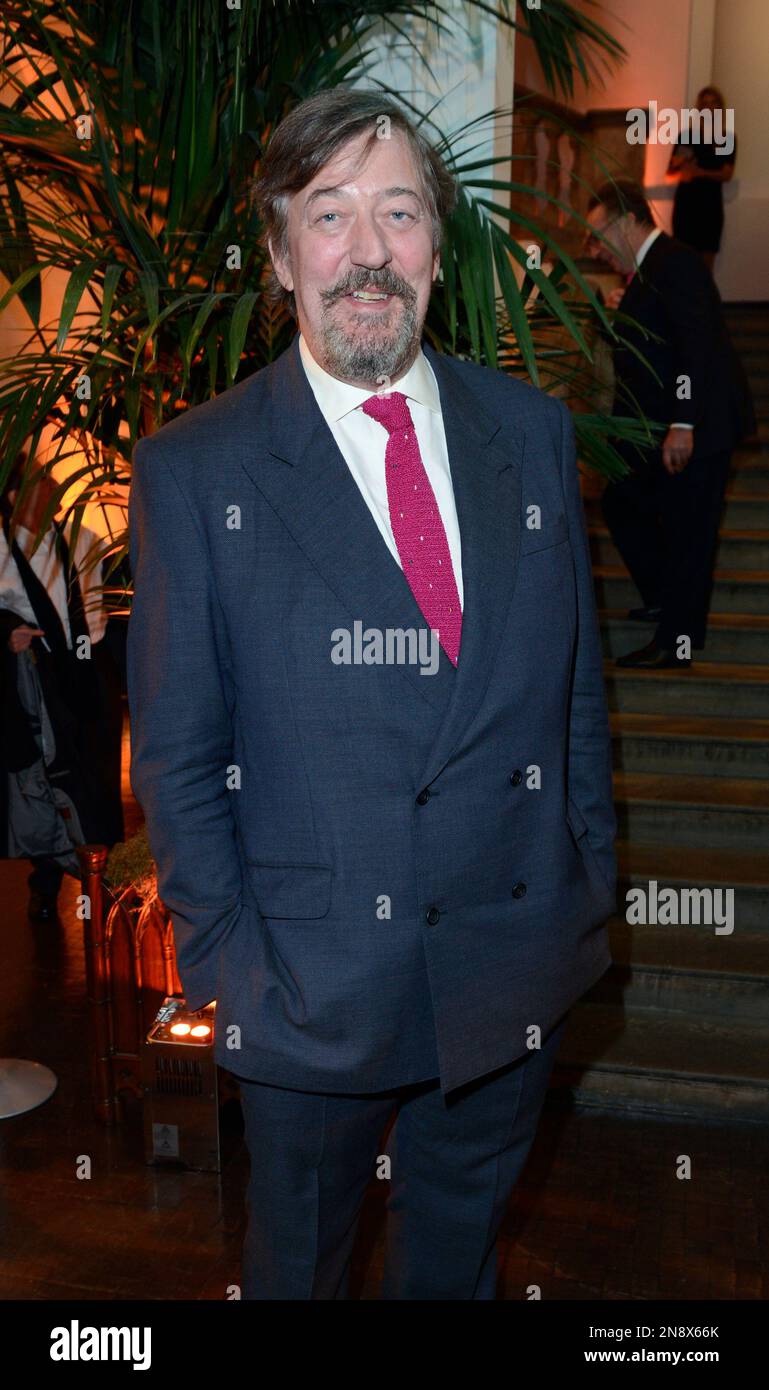 Stephen Fry is seen at the opening of the Royal Academy of Arts – RA ...