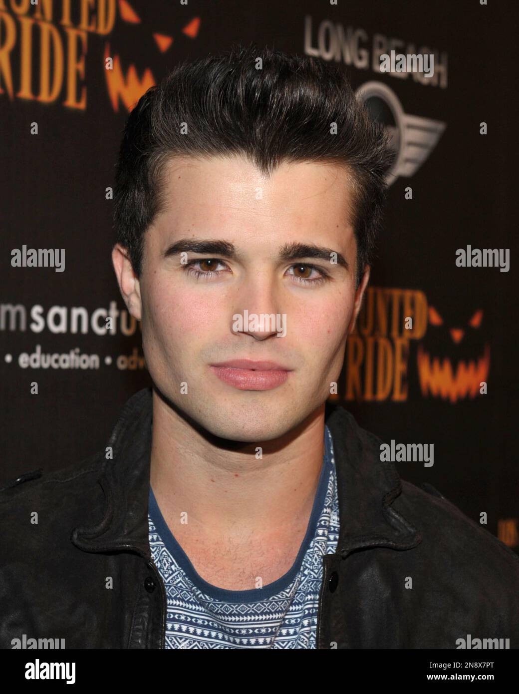 Spencer Boldman attends the 4th Annual Los Angeles Haunted Hayride VIP ...