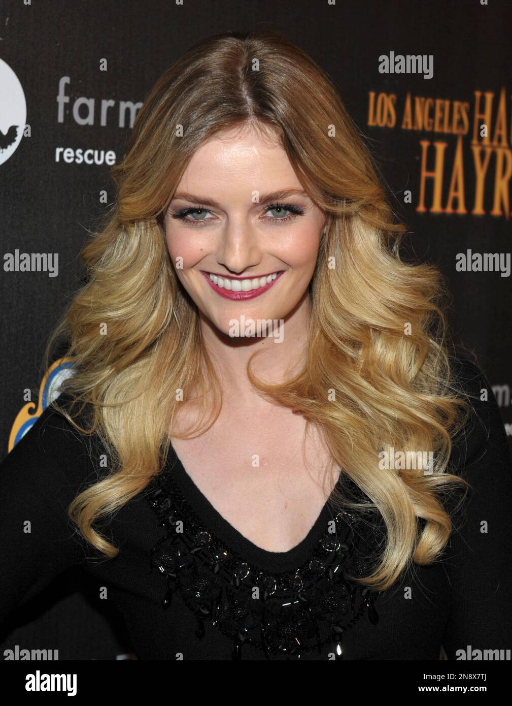 Lydia Hearst-Shaw attends the 4th Annual Los Angeles Haunted Hayride ...