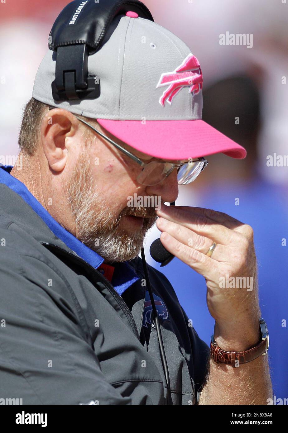 Buffalo Bills head coach Chan Gailey against the San Francisco 49ers ...