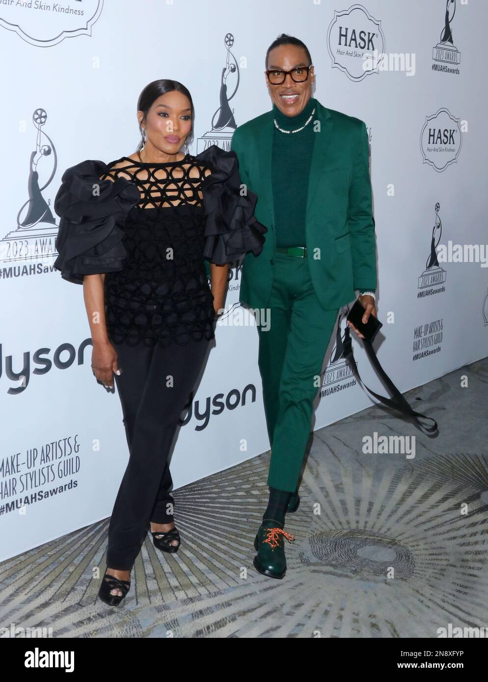 Beverly Hills, USA. 11th Feb, 2023. Angela Bassett, D' Andre Michael ...