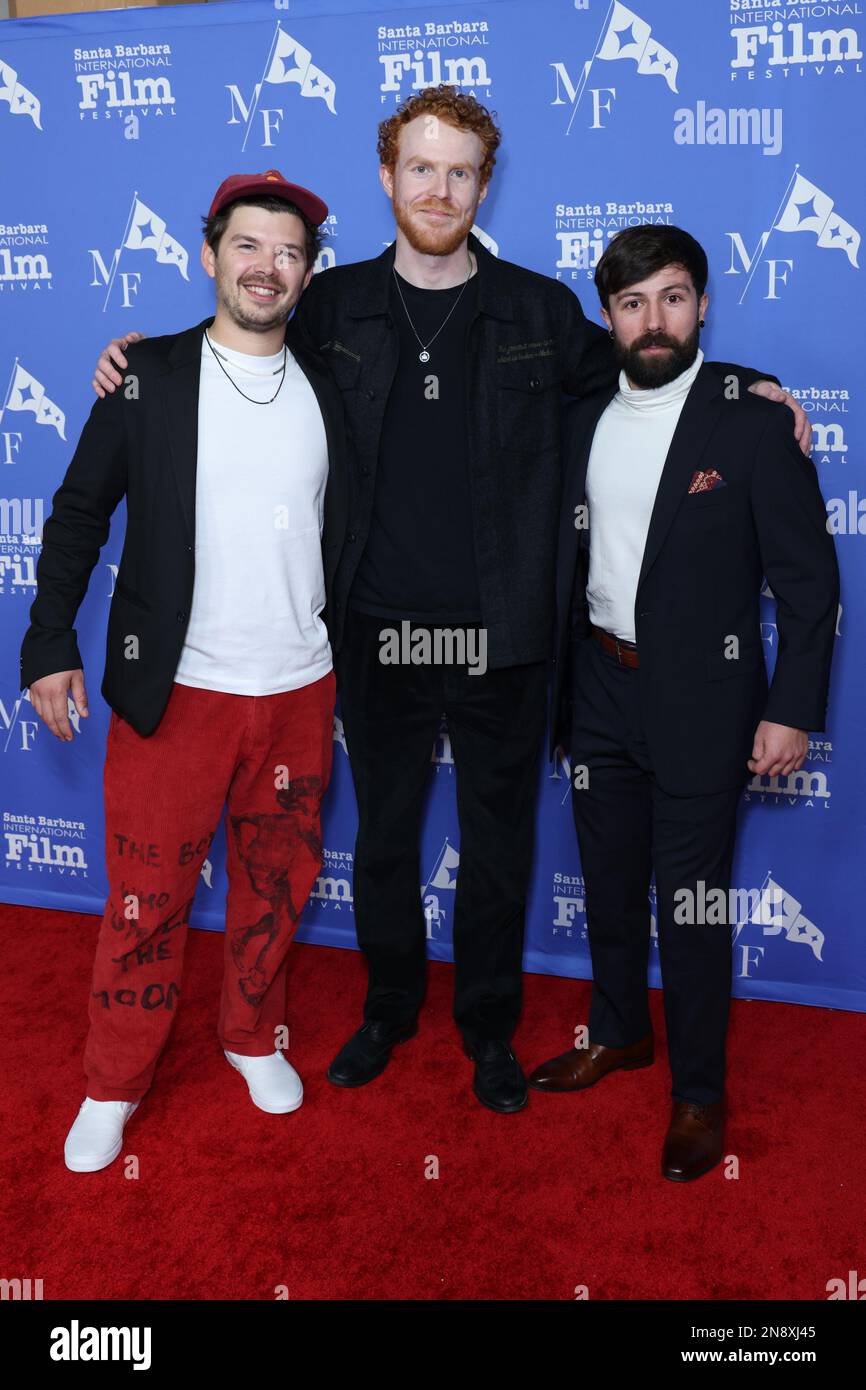 Santa Barbara, USA. 10th Feb, 2023. Teferi Seifu, Beyin Abraha, and ...