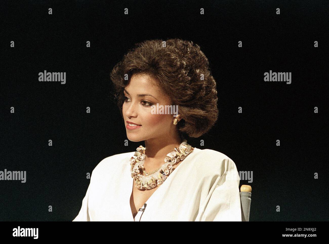Suzette Charles, Miss America 1984, is shown on the NBC Today Show in ...