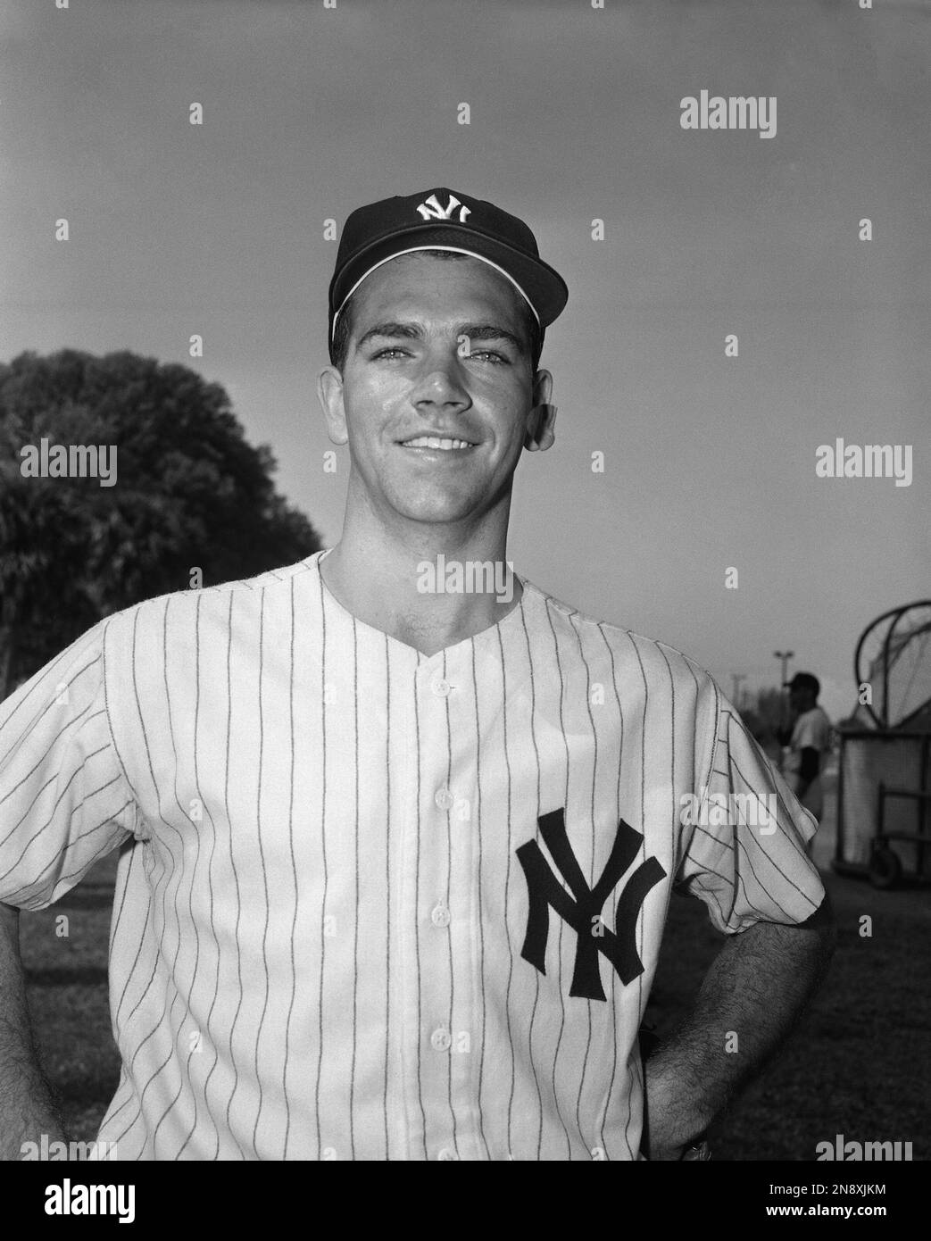 Yankee second baseman Bobby Richardson poses for a photo in New York in ...