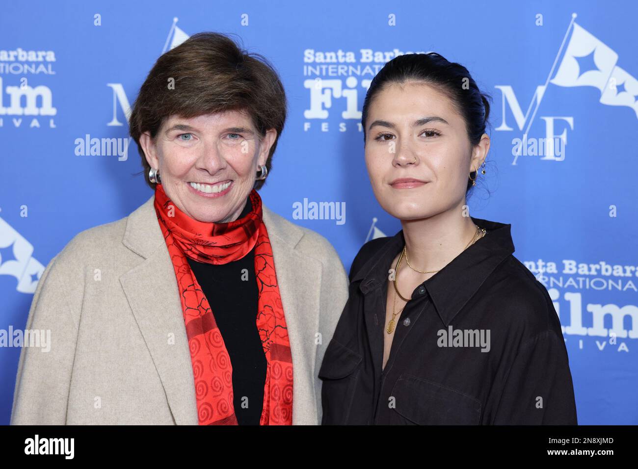 Santa Barbara, USA. 10th Feb, 2023. Jenny Mackenzie and Sabi Habib ...