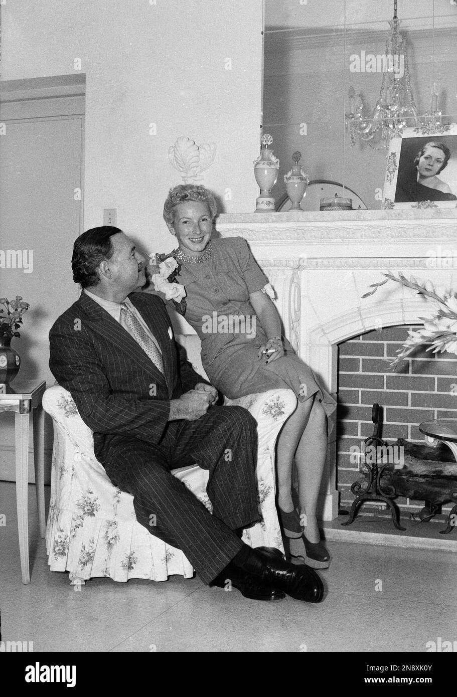 Author Ernest Hemingway is shown with his new wife Mary Welsh after ...
