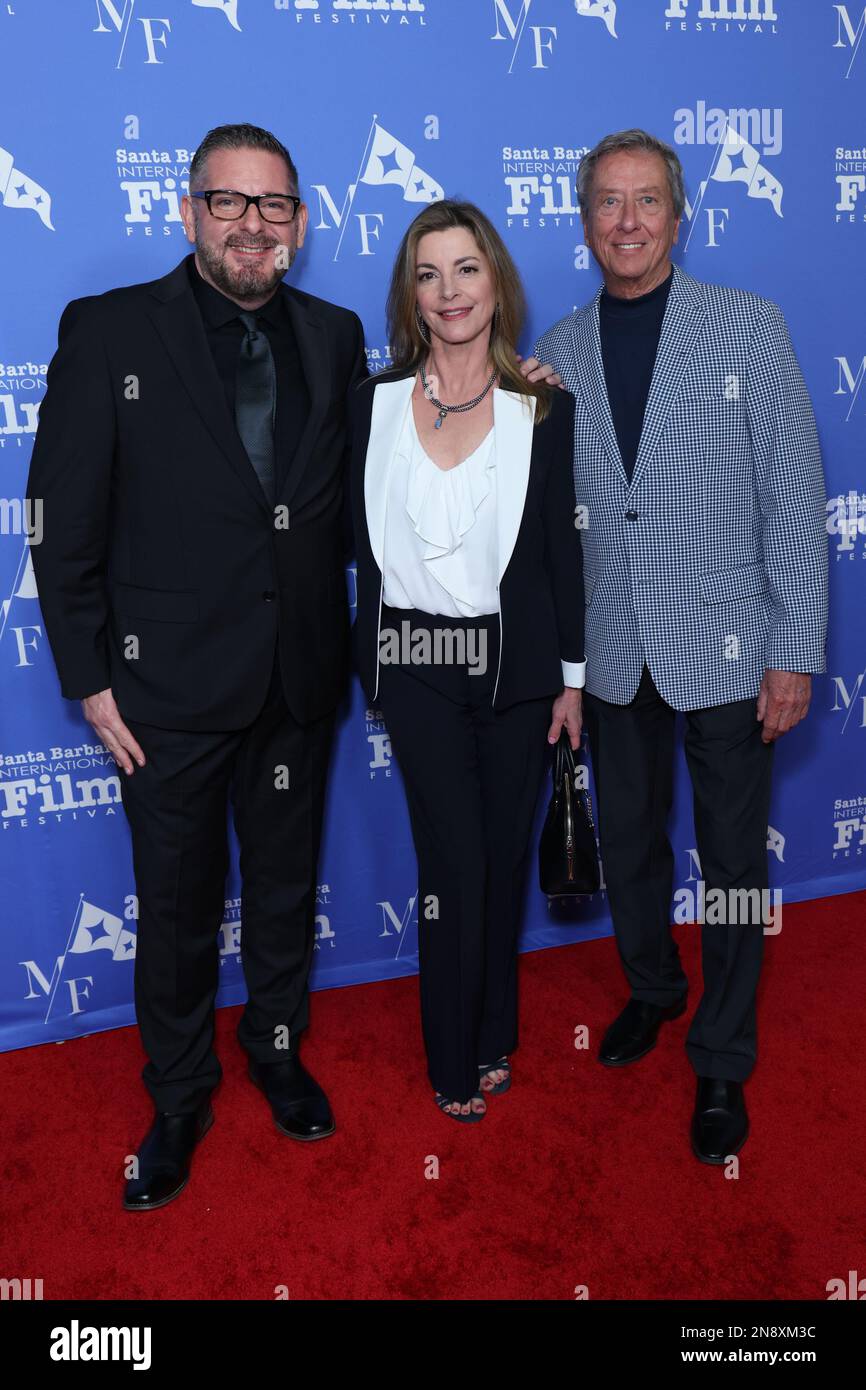 Santa Barbara, USA. 10th Feb, 2023. Randy Schmidt, Cynthia Gibb, and ...