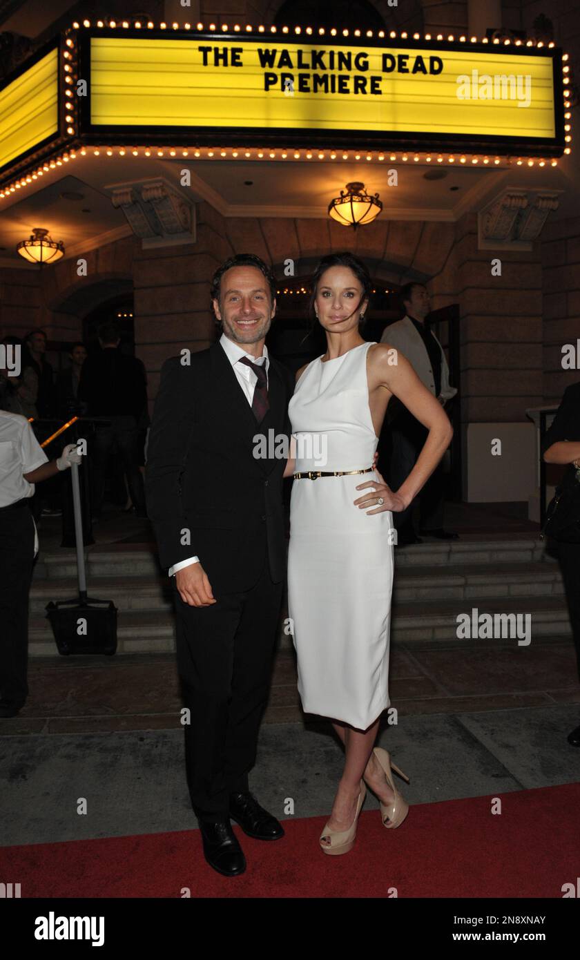 IMAGE DISTRIBUTED FOR AMC - Actor Andrew Lincoln, left, and actress ...