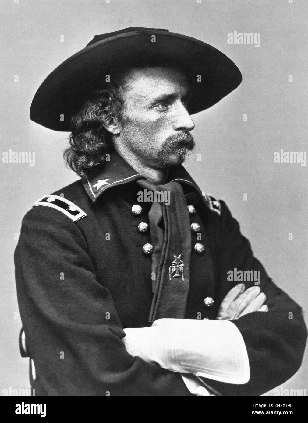 General George Armstrong Custer is shown, circa 1876. (AP Photo Stock ...