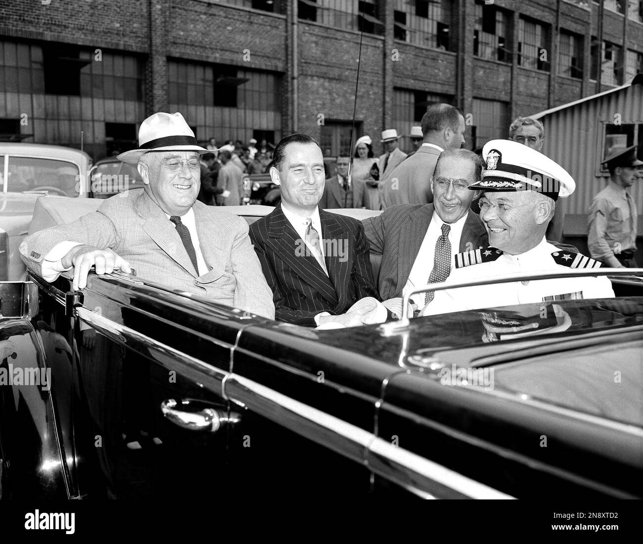Gov. William Vanderbilt, of Rhode Island, Senator Theodore Green of ...