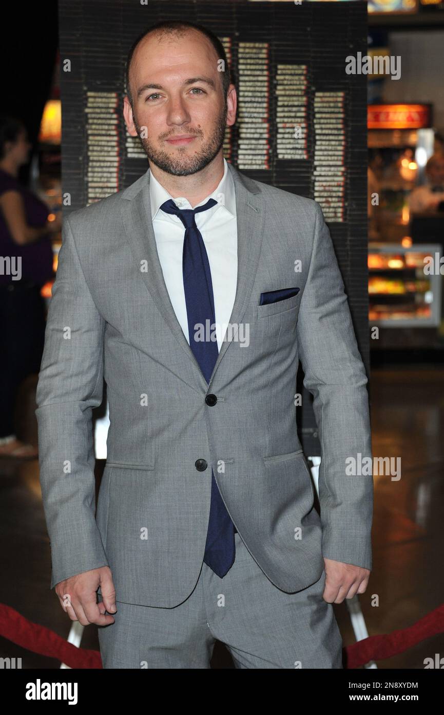 Simon Barrett attends the LA premiere of V/H/S at Mann Chinese 6 ...
