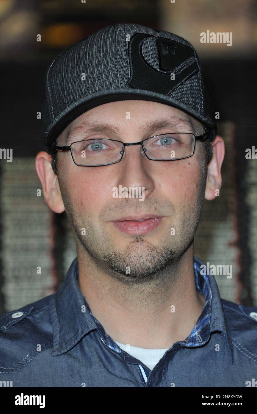 Brad Miska attends the LA premiere of V/H/S at Mann Chinese 6 Theatres ...