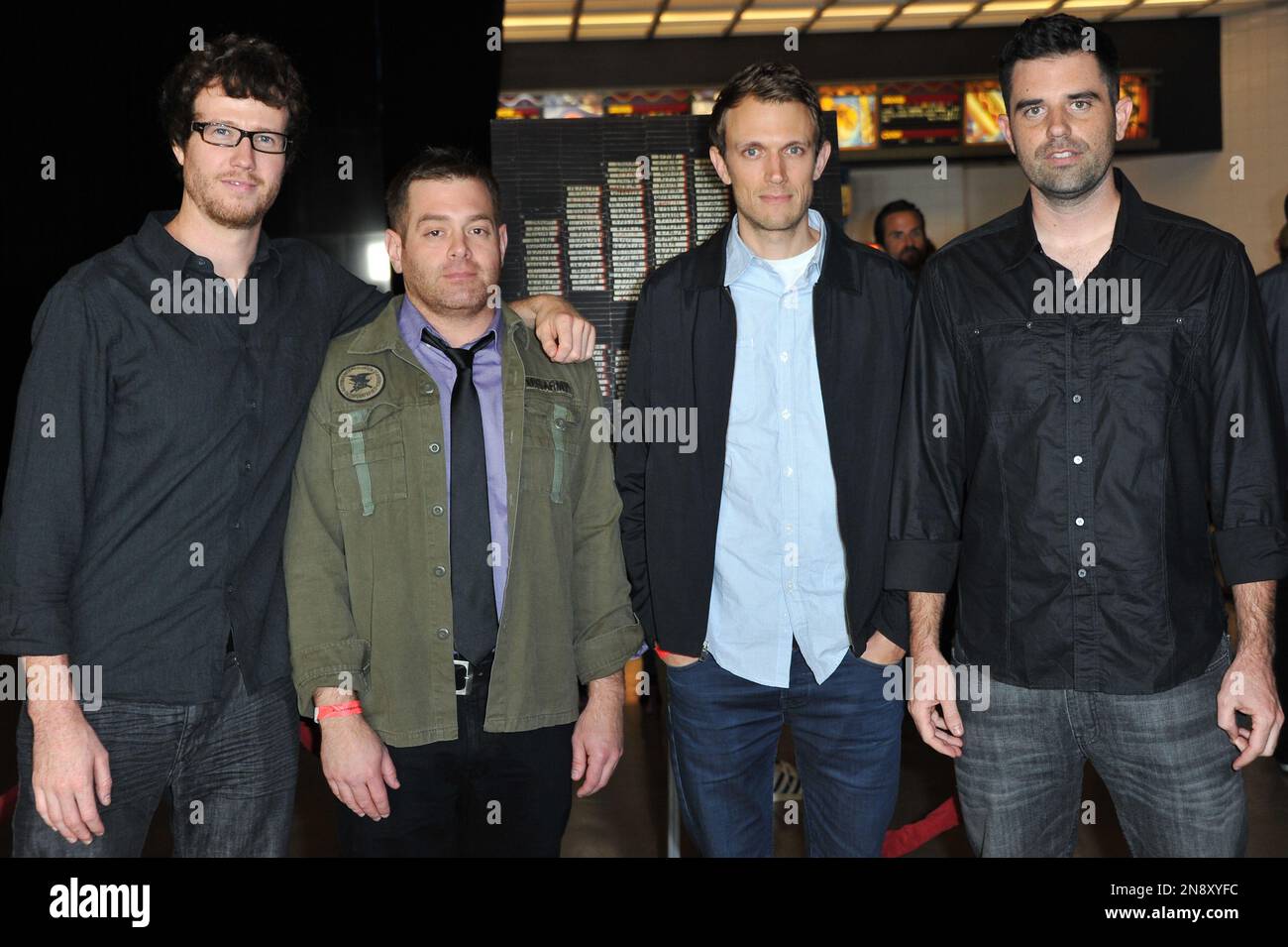 Tyler Gillett, left, Chad Villella, Matt Bettinelli-Olpin, and Justin ...
