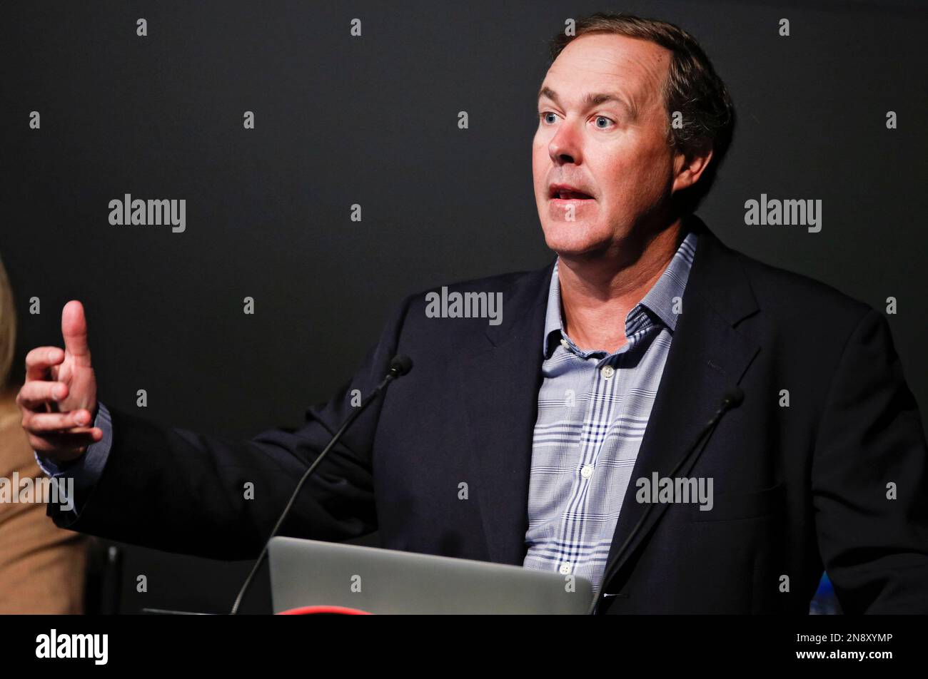 John Trimble, Chief Revenue Officer, Pandora, is seen at Advertising ...