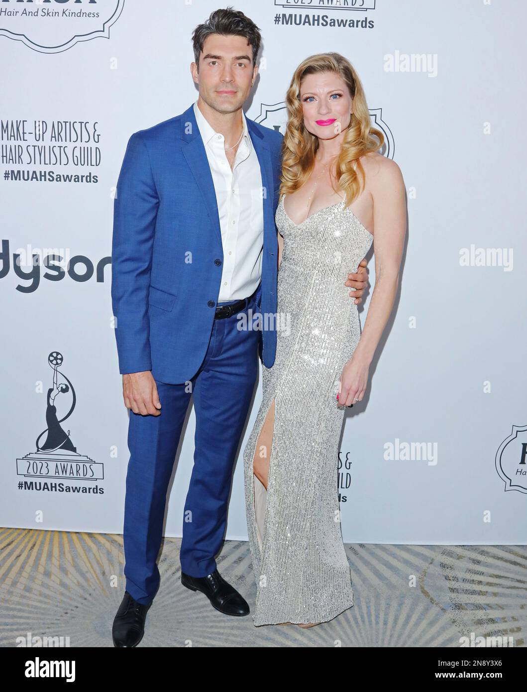 Beverly Hills, USA. 11th Feb, 2023. Peter Porte, Kristen Rozanski ...