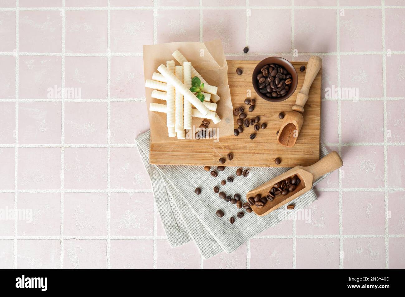 Waffle tile hi-res stock photography and images - Alamy