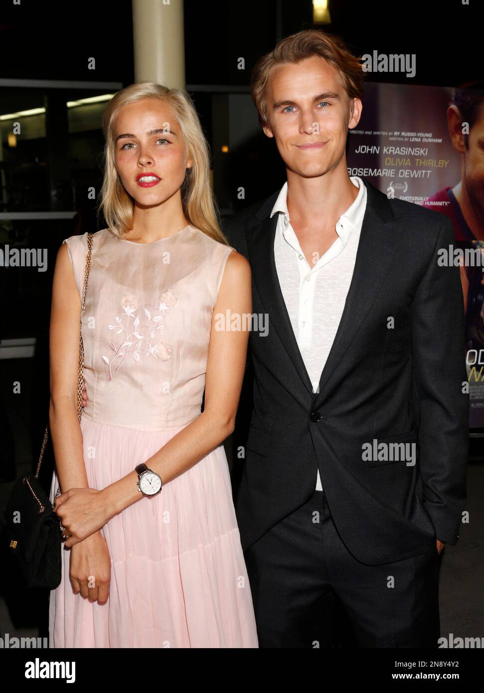 Isabel Lucas and Rhys Wakefield arrive at the premiere of "Nobody Walks ...