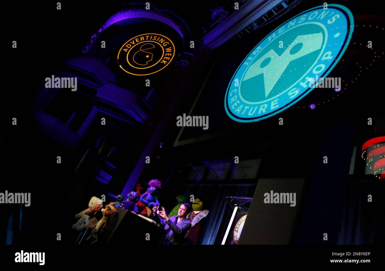 Puppeteer Tyler Bunch, left, and Creative Supervisor Jason Weber, both ...