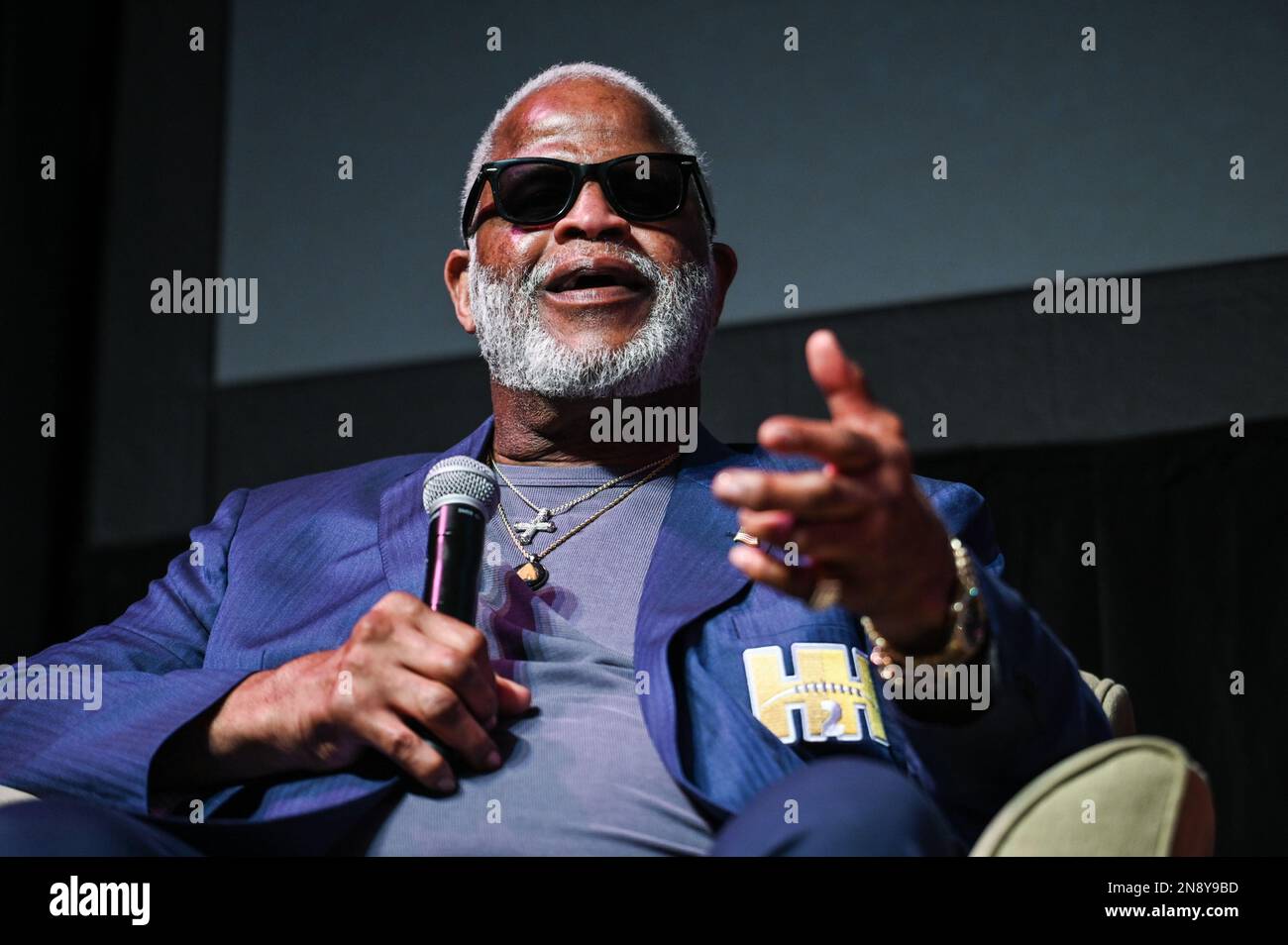 TEMPE, AZ - FEB 11: Earl Campbell attends a screening of the Fox Sports ...