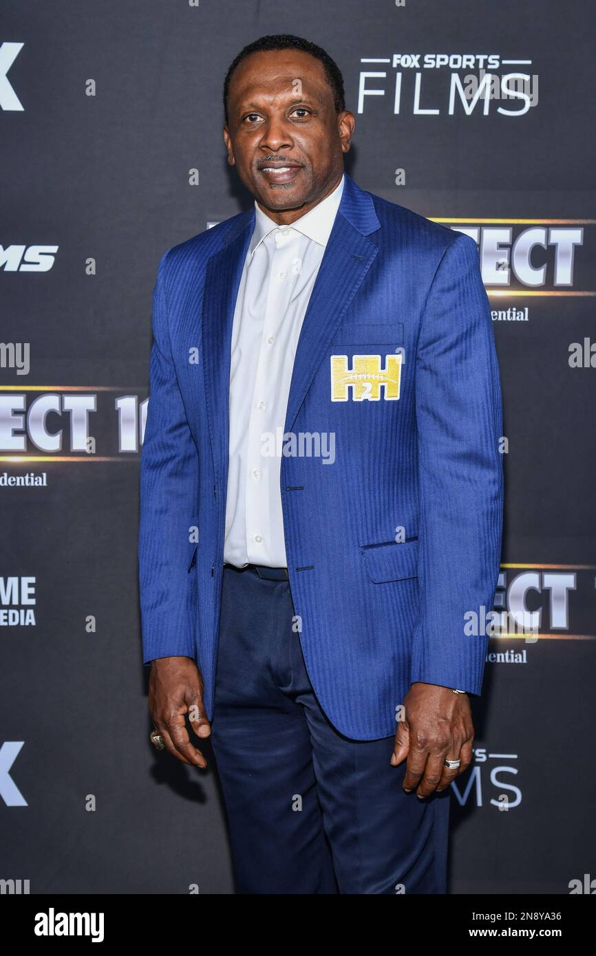 TEMPE, AZ - FEB 11: Tim Brown attends a screening of the Fox Sports ...