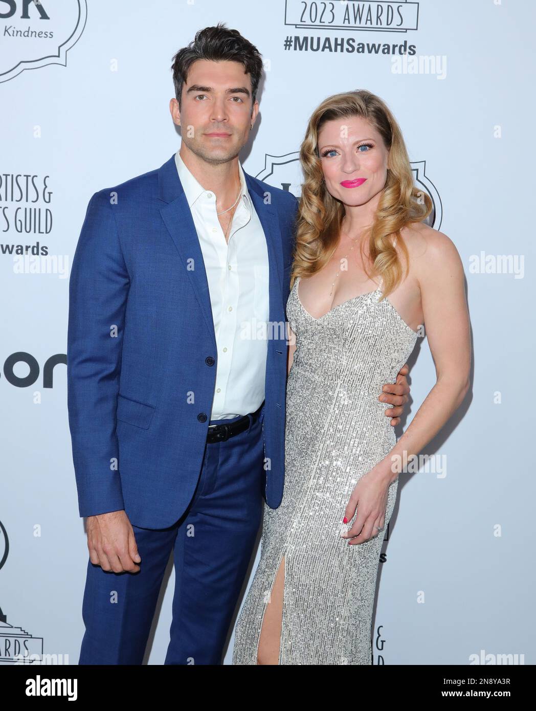 Beverly Hills, USA. 11th Feb, 2023. Peter Porte, Kristen Rozanski ...