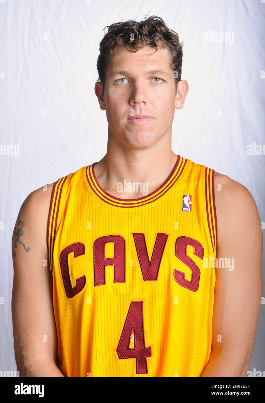 Cleveland Cavaliers forward Luke Walton is shown at the Cavs media day ...
