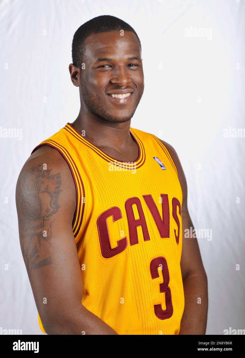 Cleveland Cavaliers first round draft pick, Dion Waiters is shown at ...