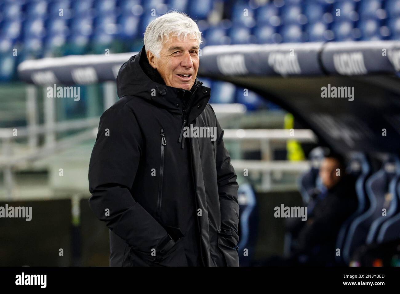 February 11, 2023, ROME, ITALY: Atalanta's head coach Gian Piero ...