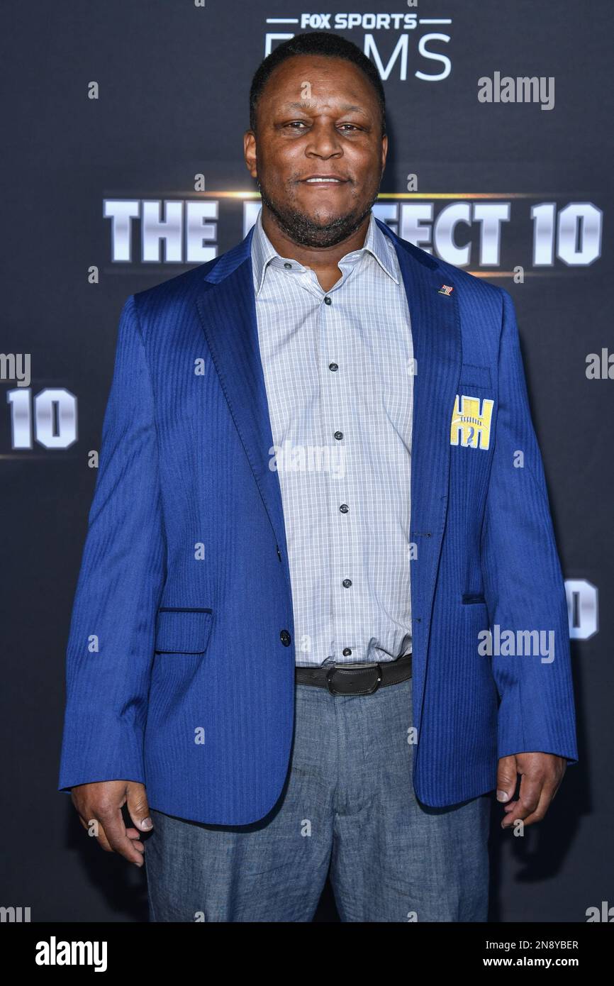 TEMPE, AZ - FEB 11: Barry Sanders attends a screening of the Fox Sports ...