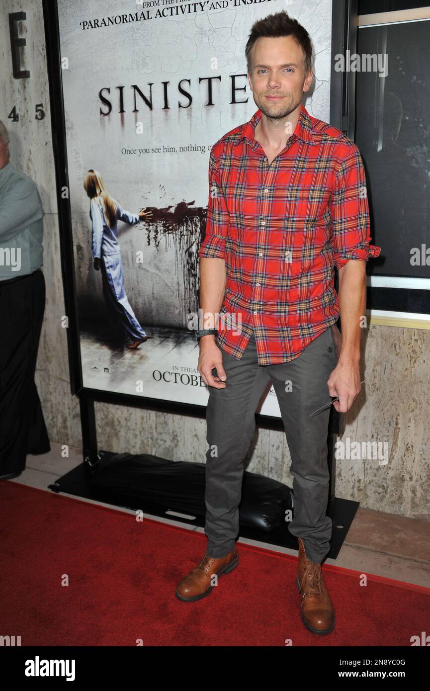 Joel McHale attends the LA screening of "Sinister" at Landmarks ...