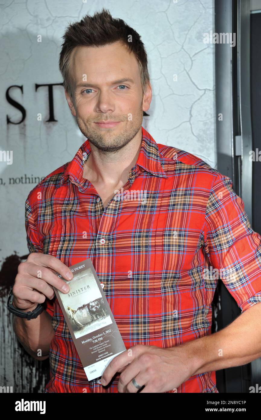 Joel McHale attends the LA screening of "Sinister" at Landmarks ...