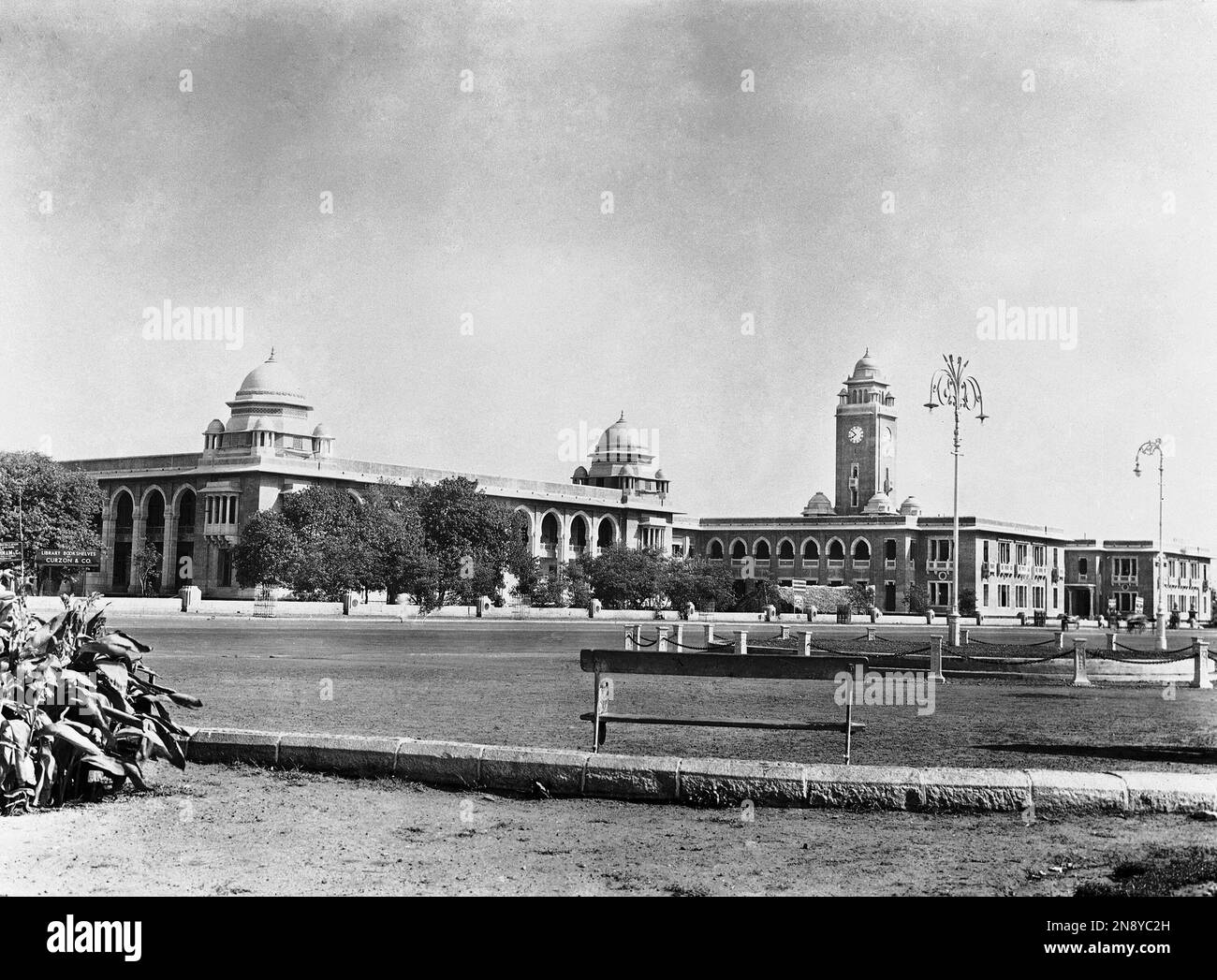 The new library building of the Madras University, on Aug. 14, 1936 ...