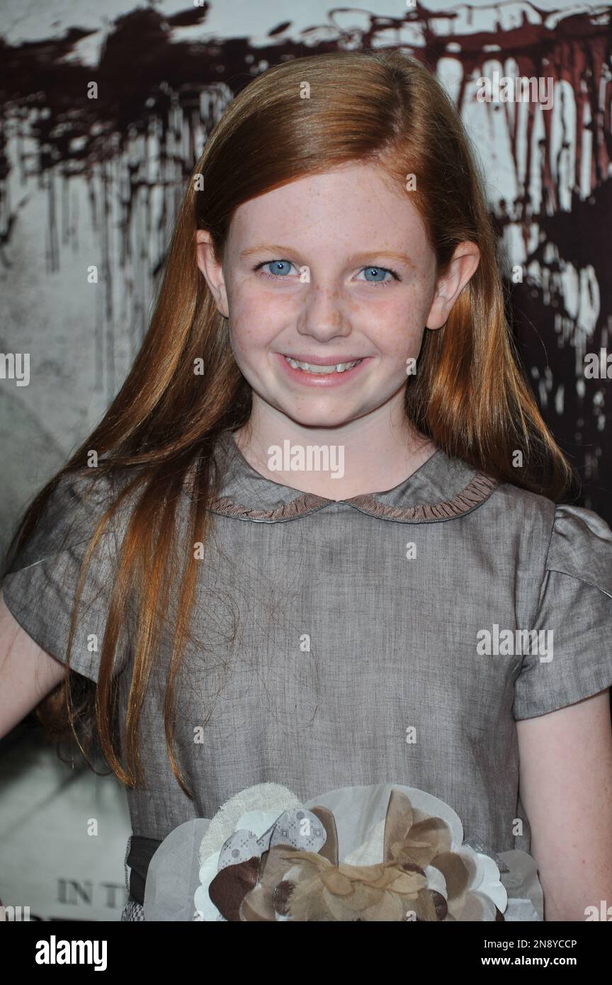 Clare Foley attends the LA screening of "Sinister" at Landmarks ...