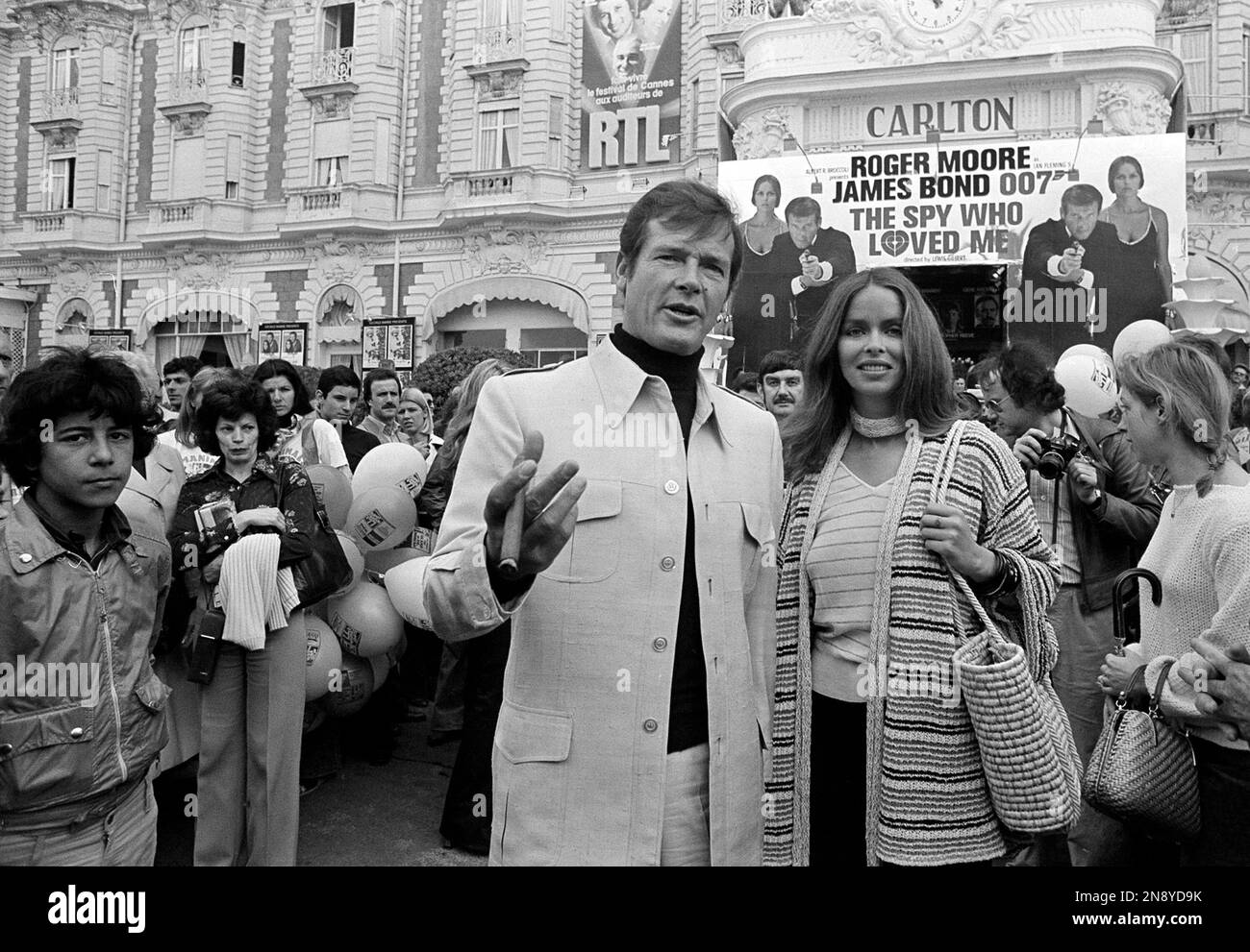FILE - In this May 20, 1977 file photo, actor Roger Moore, alias ...