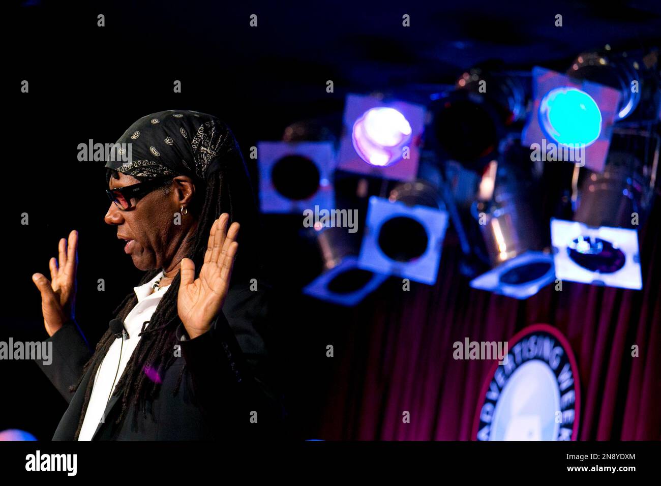 Musician Nile Rodgers speaks at "The High Notes of Creativity" seminar ...