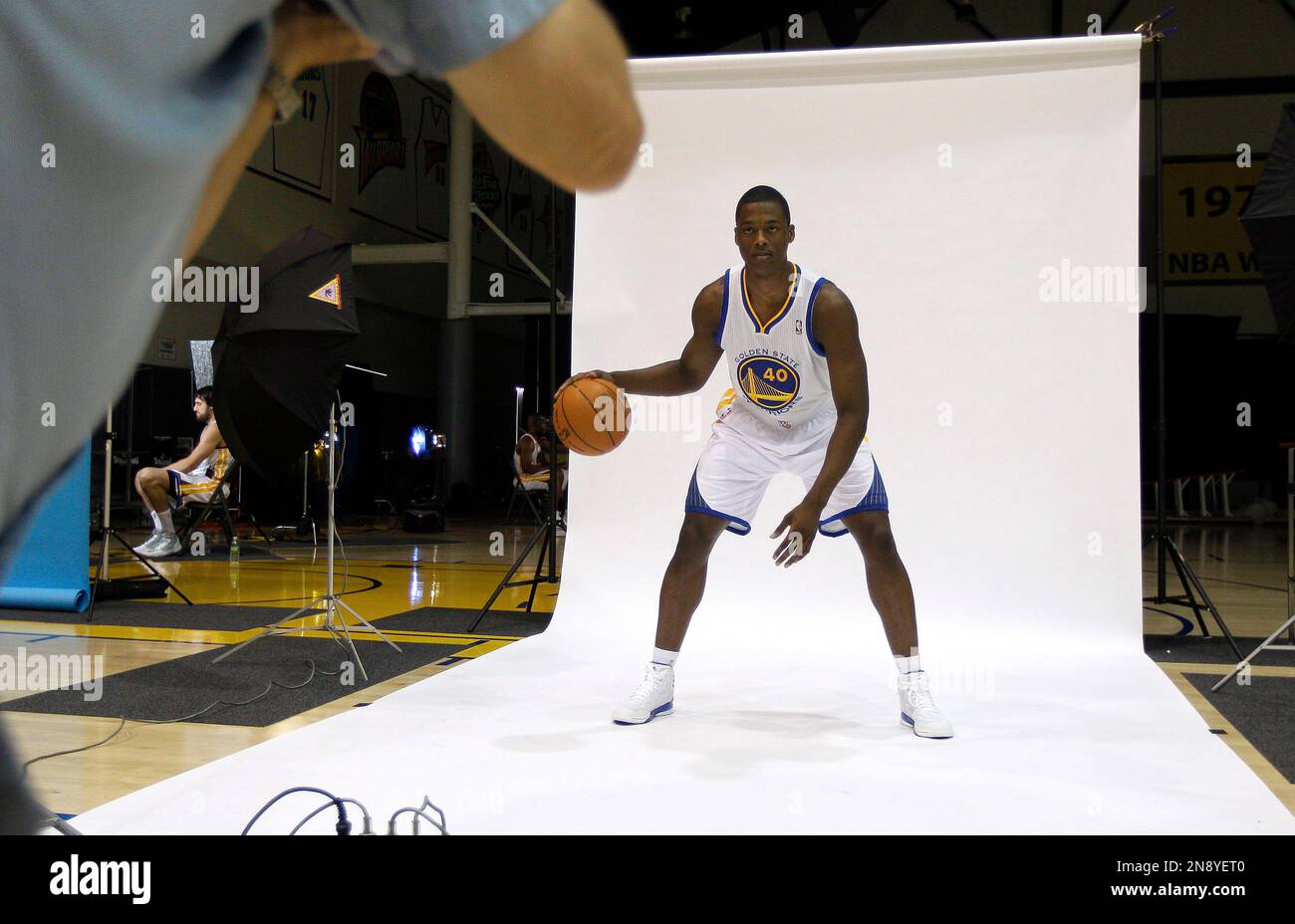 Golden State Warriors' Harrison Barnes is photographed during the NBA ...