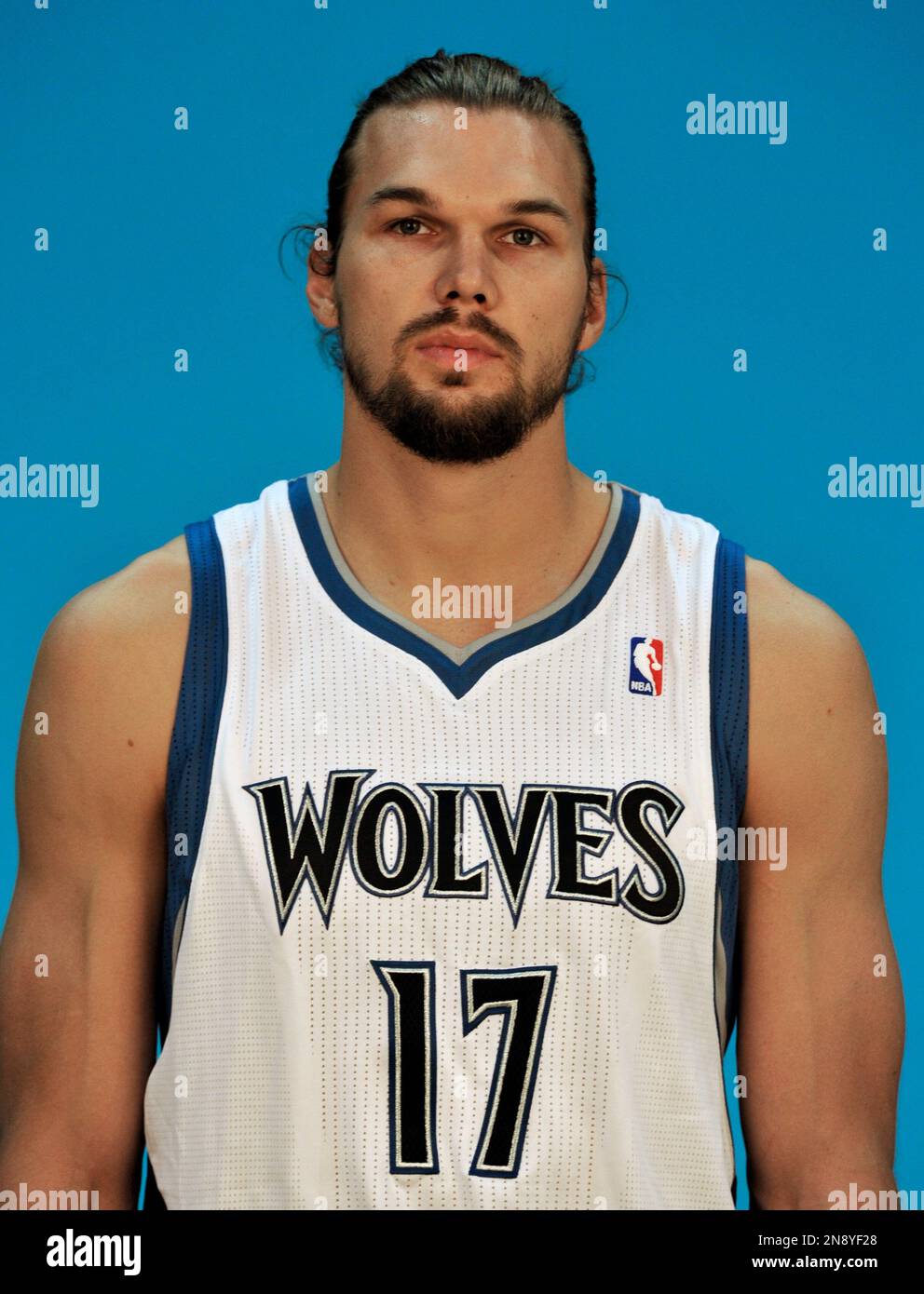 Minnesota Timberwolves NBA basketball player Lou Amundson is shown ...