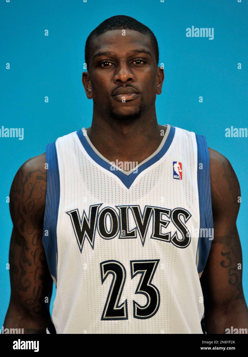 Minnesota Timberwolves NBA basketball player Jermaine Taylor is shown ...