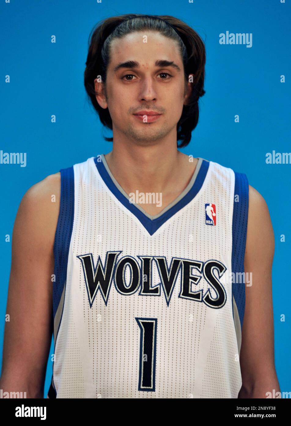 Minnesota Timberwolves NBA basketball player Alexey Shved of Russia is ...