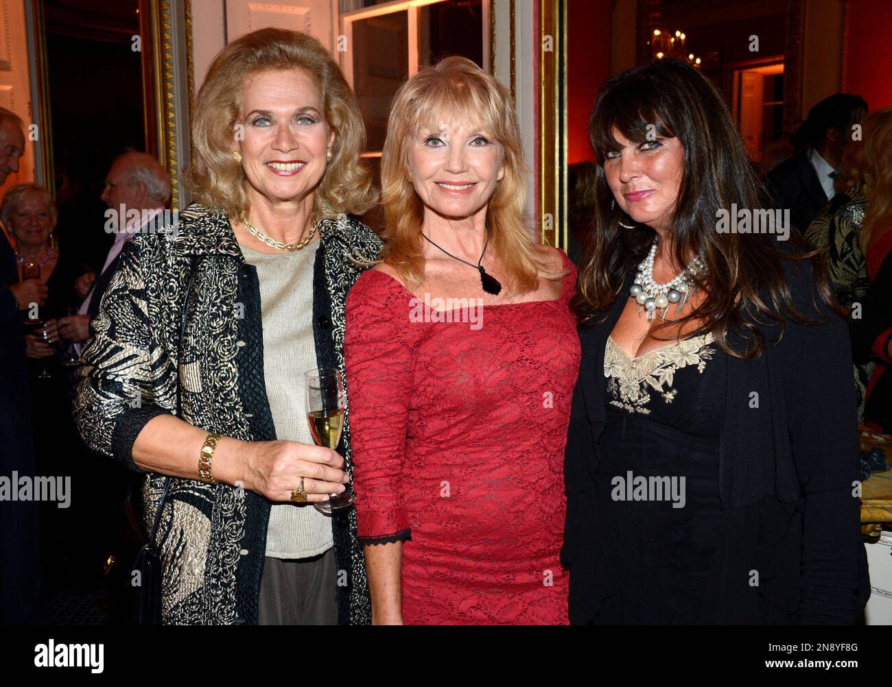 Valerie Leon, Sue Vanner, Caroline Munro poses at Everything or Nothing ...