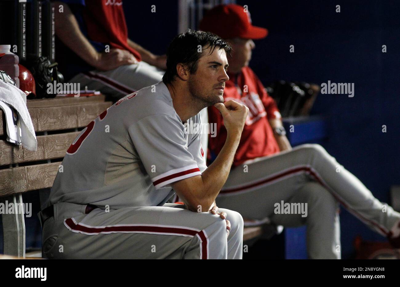 Philadelphia Phillies pitcher Cole Hamels during the third inning of a ...