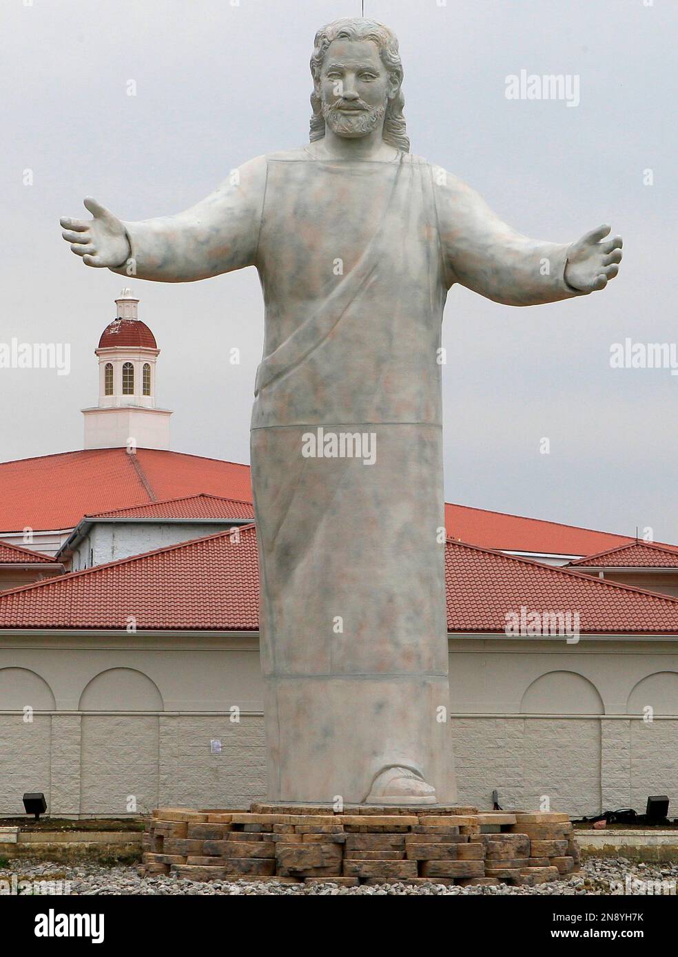 This 51 foot tall statue of Jesus, shown Monday, Oct. 1, 2012, was ...