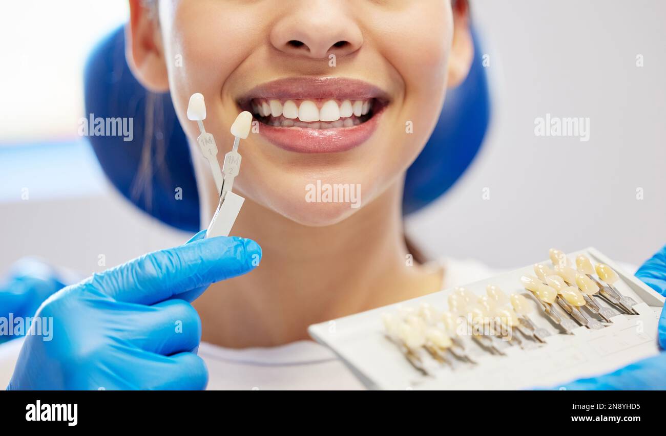 My dentist only uses the best. an unrecognisable woman having her teeth ...